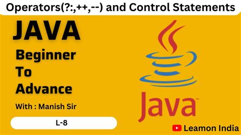 Java L 8 Ternary Increment Decrement Operatorjavajavaprogrammingcoding Livestream