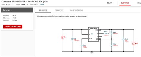 WEBENCH Tools Simulation Schematic Values Do Not Change When The DC DC Parameters Are Changed