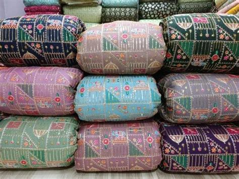 Star Georgette Coding Embroidery Fabric For Suit At Rs 225meter In Surat