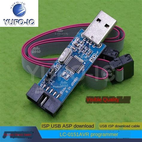 Free Ship 1pcs Lc 01 51 Avr Programmer Isp Usbasp Downloader Download