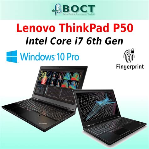 Refurbished Lenovo Thinkpad P50 Intel Core I7 6th Gen 15 6 Inch Full Hd Screen Fingerprint