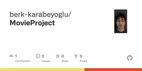 Github Berk Karabeyoglumovieproject
