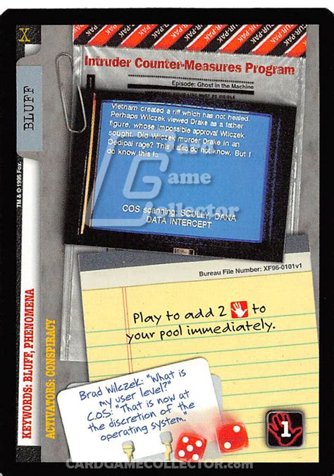 Intruder Counter Measures Program X Files Ccg