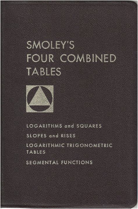 Smoleyss Four Combined Tables Books