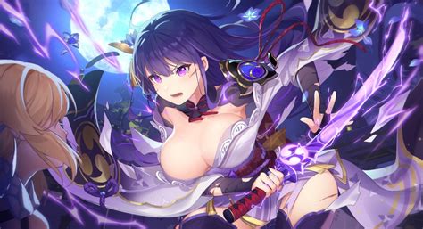 Lumine And Raiden Shogun Genshin Impact Drawn By Ziyue Danbooru