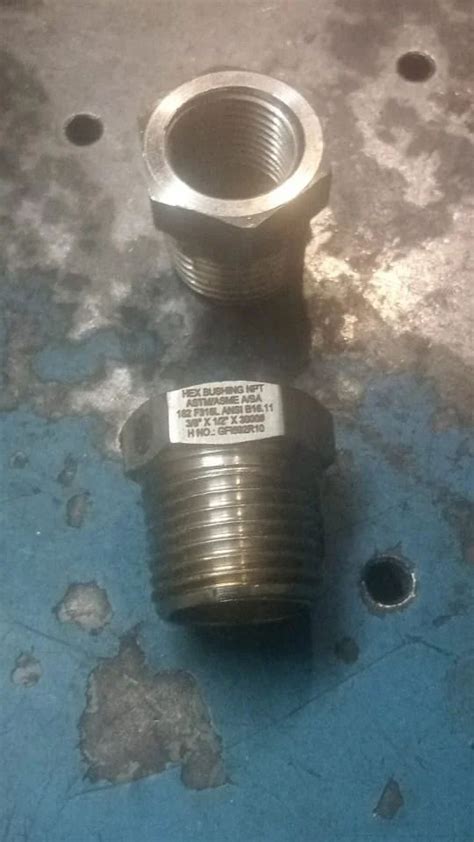 Ss316 Reducing Bushing 1 2 Inch Npt Male X Female At ₹ 100 Piece In Mumbai