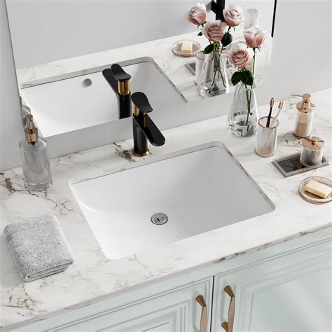 7 Best Bathroom Undermount Sink Silent Drain Clean Counter