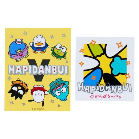 Sticker Set Sanrio Hapidanbui 5th Anniversary All Together Meccha Japan