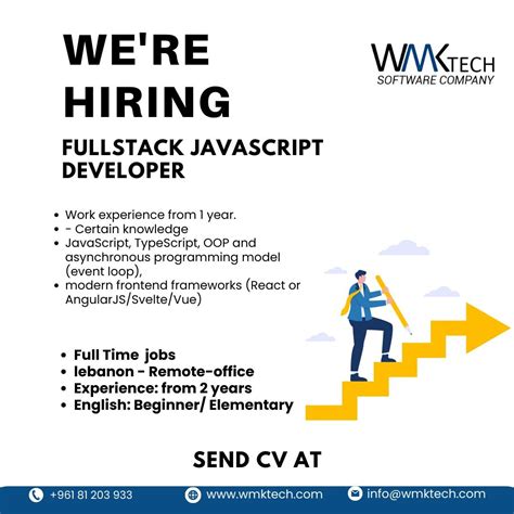 Wajdi Kayal On Linkedin Javascript Developer Employment Jobs