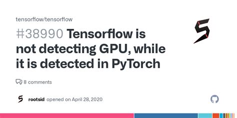 tensorflow is not detecting gpu while it is detected in pytorch