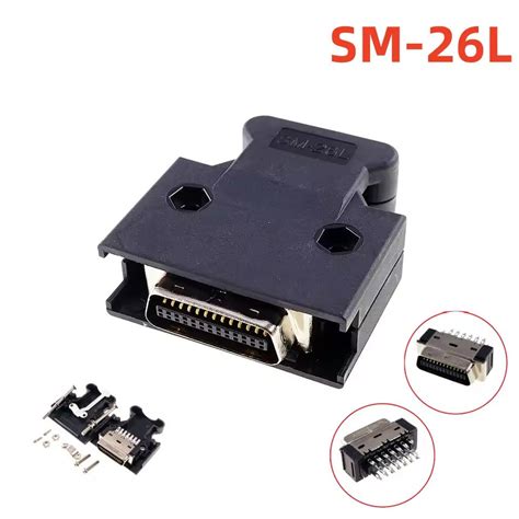 Scsi Mdr Connectors Male And Female High Density 14 To 100 Pin Scsi Interface