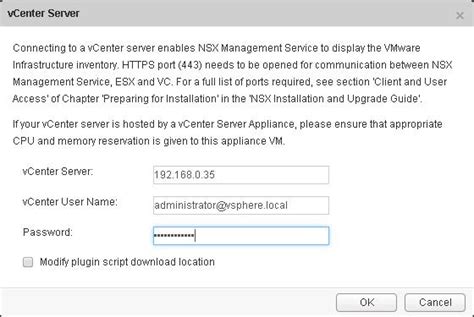 VMware NSX Installation Part 3 Integrating NSX Manager With VCenter Server