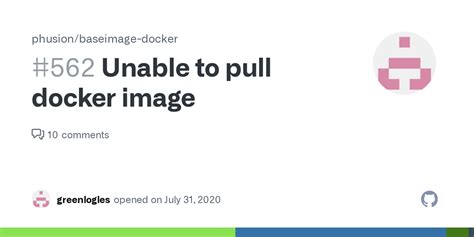 unable to pull docker image · issue 562 · phusion baseimage docker