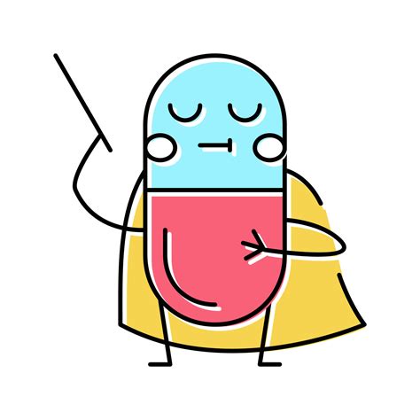 Capsule Medical Color Icon Vector Illustration Vector Art At Vecteezy
