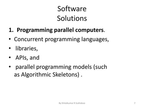 Research Scope In Parallel Computing And Parallel Programming Ppsx Programming Languages