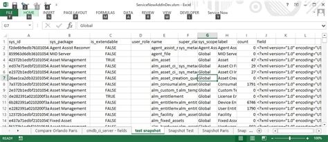 excel servicenow add in servicenow community