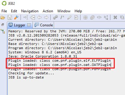 Setting Up JEB2 To Parse Optimized DEX Odex Files JEB In Action