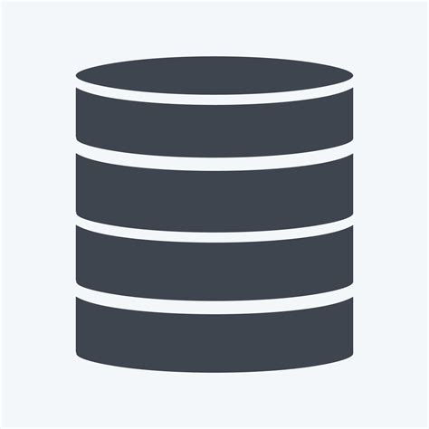 Icon Unstructured Data Suitable For Data Analytics Symbol Glyph Style