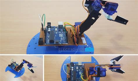 How To Build A Simple Arduino Robotic Arm Diy Arduino Projects Robotic Arm Diy Robot Arm