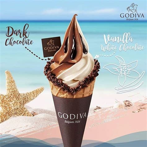 고디바 초콜렛 오늘같이 더운 날 생각나는 찐 초코 고디바 소프트아이스크림 크런치한 식감으로