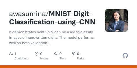 Github Awasuminamnist Digit Classification Using Cnn It
