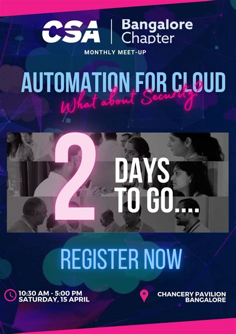 Cloud Security Alliance Bangalore Chapter On Linkedin Csablr Csblr Csa Csabangalore