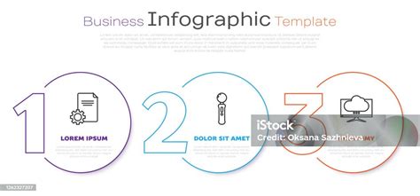 라인 파일 문서 게임 패드 및 컴퓨터 모니터 화면을 설정합니다 비즈니스 인포그래픽 템플릿입니다 벡터 Brand Name