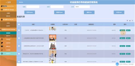 Ssmmysql疗养院健康管理系统 计算机毕业设计源码07680ssm康养系统 Csdn博客