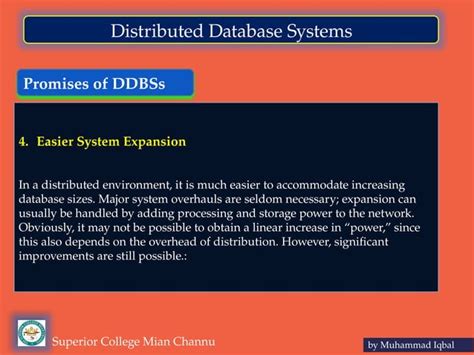 Distributed Database Systems Dds Promises Pptx