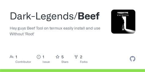 GitHub Dark Legends Beef Hey Guys Beef Tool On Termux Easily Install And Use Without Root