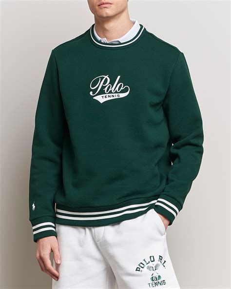 Polo Ralph Lauren Loopback Terry Sweatshirt Clubhouse Cream At Careofcarlc