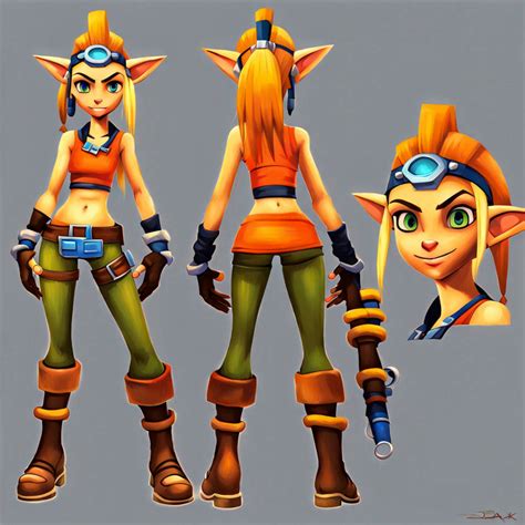 Girl From Jak And Daxter By Demonchick24 On Deviantart