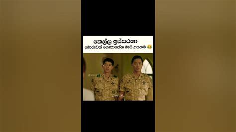 කොල්ලාගේ අවසානේ 😂 කෙල්ල ඉස්සරහා අලි පත බොරුවක් කිවාම 😂😂 ඒ බය 👻 Trendingshorts Love Sinhala 1