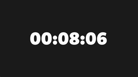 8 Minute 6 Second Timer 486 36 000 Youtube