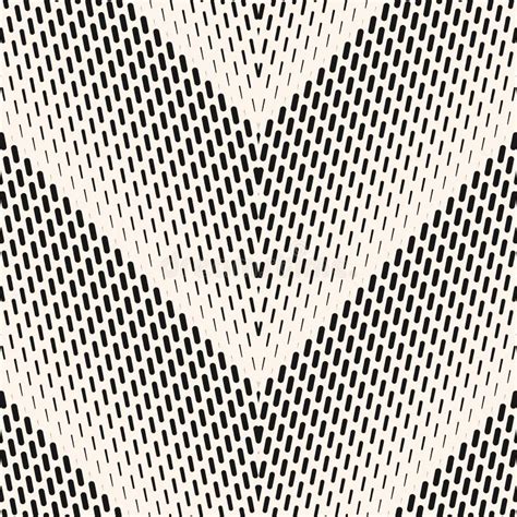 Vector Geometric Halftone Seamless Pattern With Small Lines Zigzag Chevron Stock Vector