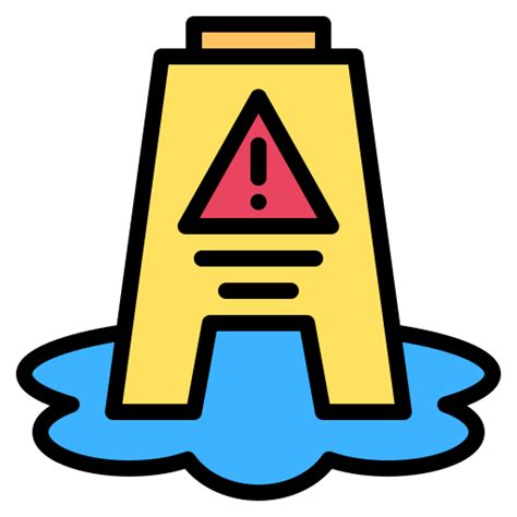 Piso Mojado Iconos Gratis De Señalización