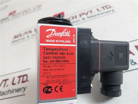 Danfoss Mbc 8100 Thermostat Temperature Control 220°c Aeliya Marine Tech