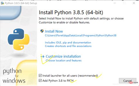Python385安装教程是什么 Python教程 Php中文网