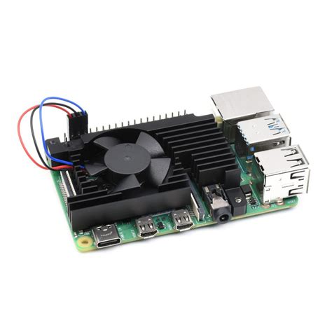 Buy Waveshare Aluminum Alloy Cooling Fan For Raspberry Pi 4b Evelta