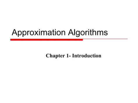 Introduction to algorithms and it's different types | PPT