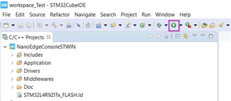 Filebuild And Download The Package In Cubeidepng Stm32mcu