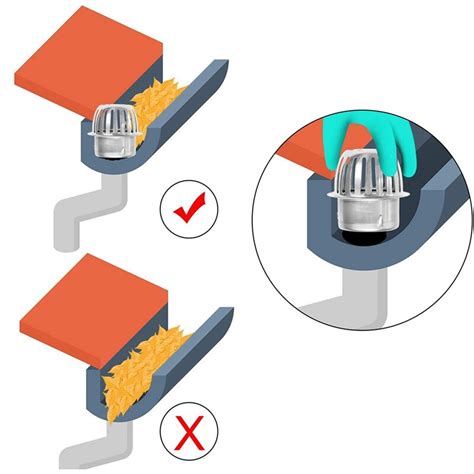 Gutter Leaf Protection Leaf Grille Downpipe Strain Grandado