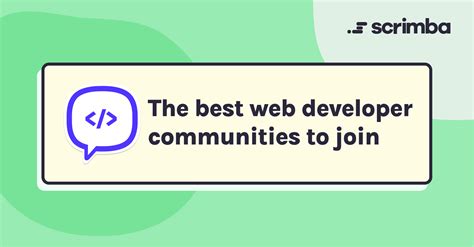top 9 web developer communities to join