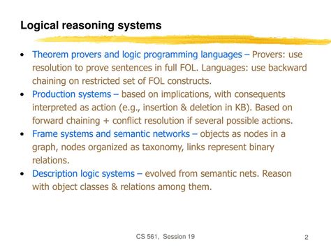 Ppt Logical Reasoning Systems Powerpoint Presentation Free Download