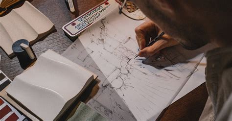 개념 건축 건축 도면 건축가 계획 계획하는 공책 그리는 기사 남성 디자이너 디자인 디자인 개념화 디자인 과정 레이아웃 모델 모형 제작 블루