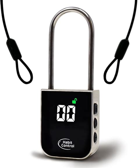 Amazon Com Habit Control Metal Timer Lock Smart Padlock For Kitchen Cabinets Timed Out