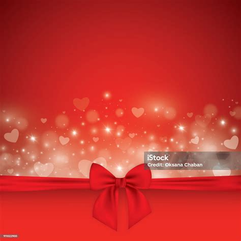 현실적인 빨간 활 고 리본 투명 한 배경에 고립 인사말 카드 포스터 또는 책자를 위한 템플릿입니다 벡터 일러스트 레이 션 0명에 대한 스톡 벡터 아트 및 기타 이미지