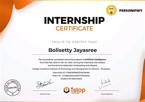 Jaya Sree On Linkedin Artificial Intelligence Certification