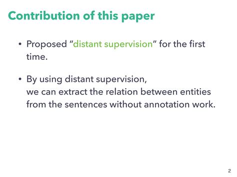 [paper Introduction] Distant Supervision For Relation Extraction Without Labeled Data Ppt