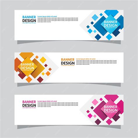 Premium Vector Vector Set Of Landscape Banner Background Design Concept Web Background